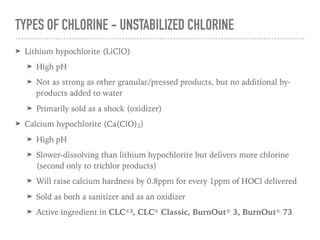 BIO201: Chlorine Chemistry | PPT