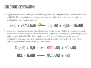 BIO201: Chlorine Generation | PDF | Chemistry | Science