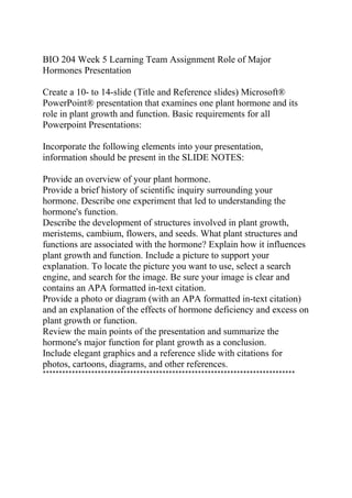 BIO 204 Effective Communication / snaptutorial.com