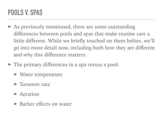 BIO210: Spa Chemistry | PDF