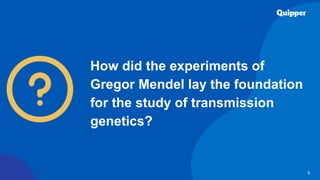 Gen Bio 2 - Mendelian Laws of Inheritance | PPTX