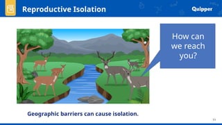 GENERAL BIOLOGY Reproductive mechanisms of speciation | PPTX