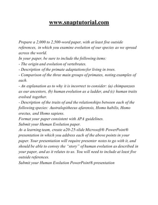 Bio 240 Enhance teaching / snaptutorial.com