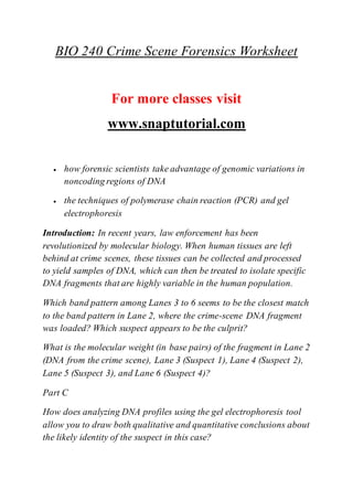 BIO 240 Exceptional Education - snaptutorial.com