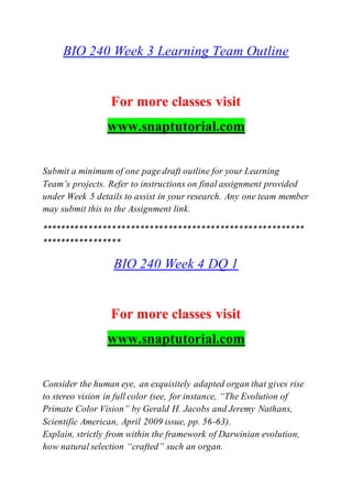 Bio 240 Education Organization / snaptutorial.com | Eye and Vision Conditions | Diseases and ...
