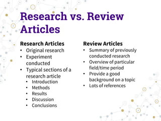 Information Sources for Biology in the Library | PPT