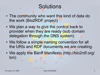 Bio2 Rdf Presentation V3 | PDF