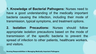 BIO 300N - Nursing Responsibilities in Managing Medically Important ...