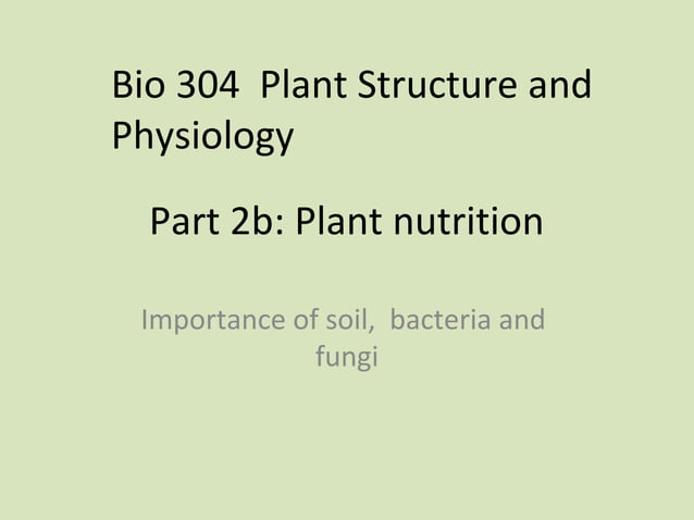 Plant nutrition | PPT | Agriculture | Industries