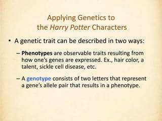 Bio3 0910 Lec6 Genetics Starter | PPT