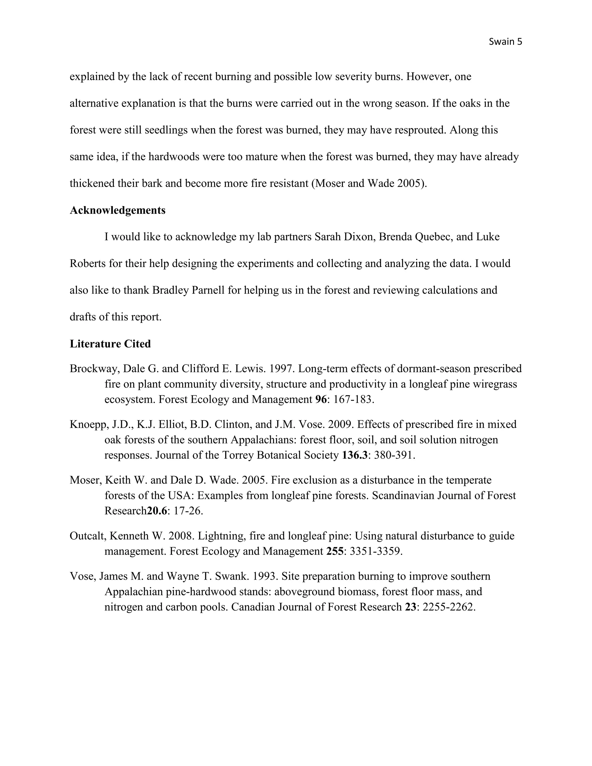 Ecology lab report | DOCX