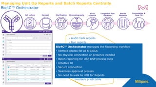 Better Bioprocessing Efficiency Through Centralized Orchestration | PDF