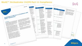 Better Bioprocessing Efficiency Through Centralized Orchestration | PDF