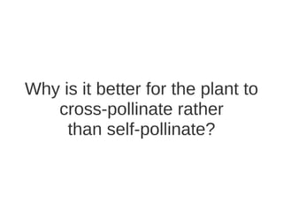 Key Stage 3 Plant reproduction | PPT