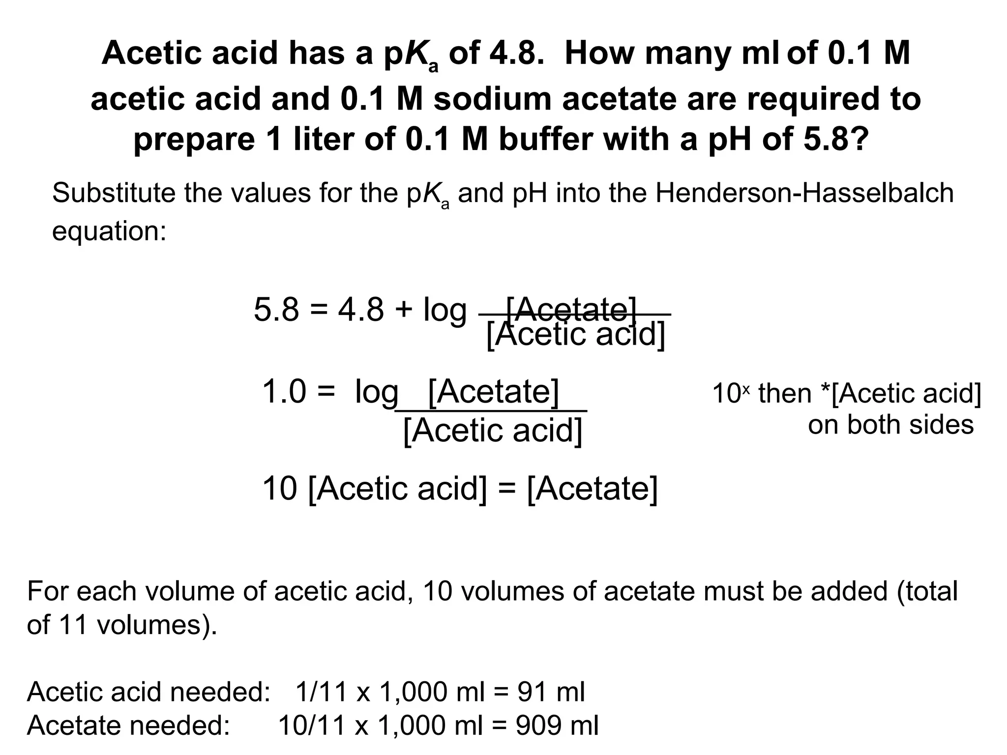 Acid-Base Equilibria, pH and Buffers | PPT