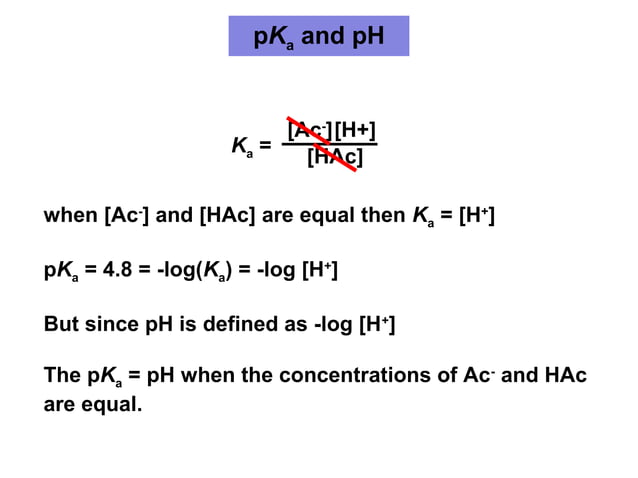 Acid-Base Equilibria, pH and Buffers | PPT | Chemistry | Science