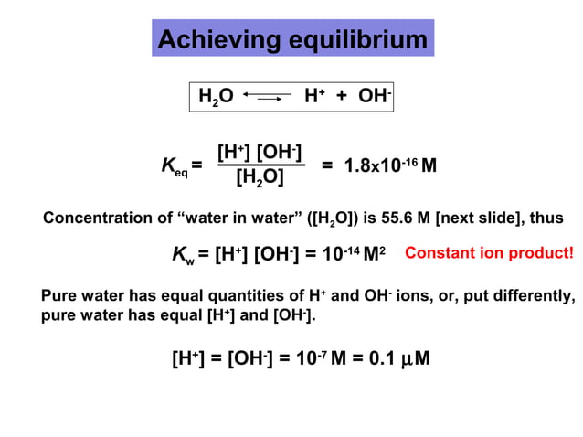 Acid-Base Equilibria, pH and Buffers | PPT | Chemistry | Science