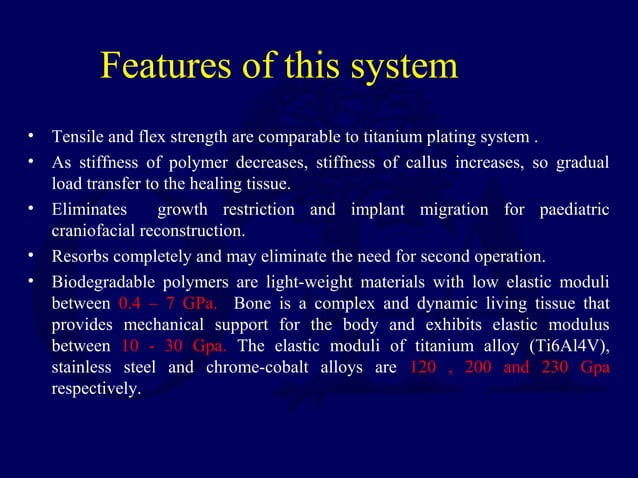 Bioabsorbable Implants in Orthopaedics - Dr Chintan N Patel | PPT