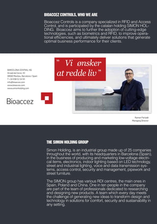 Bioaccez - RFID adgangskort for kontrol og lokation | PDF | Computing | Technology & Computing