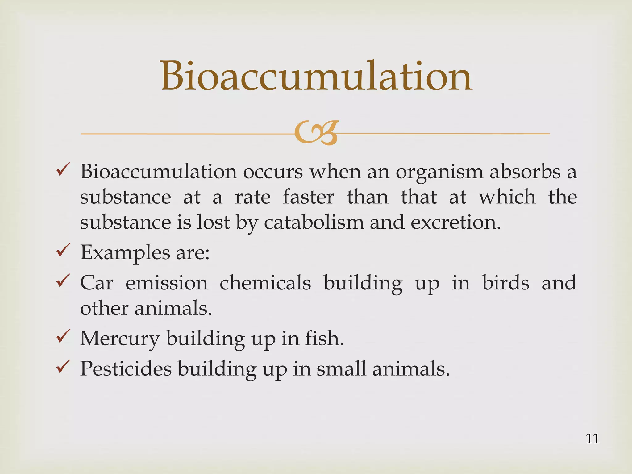 Bio-accumulation and-bio-magnification | PPTX