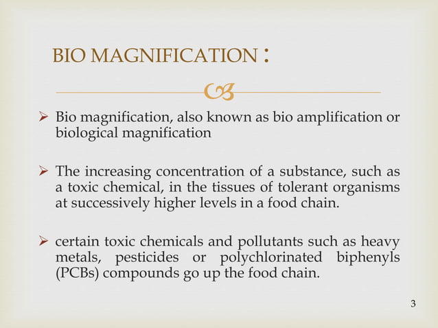 Bio-accumulation and-bio-magnification | PPTX | Chemistry | Science