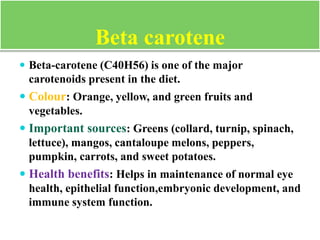 Bioactive compound in fruits and vegetables | PDF