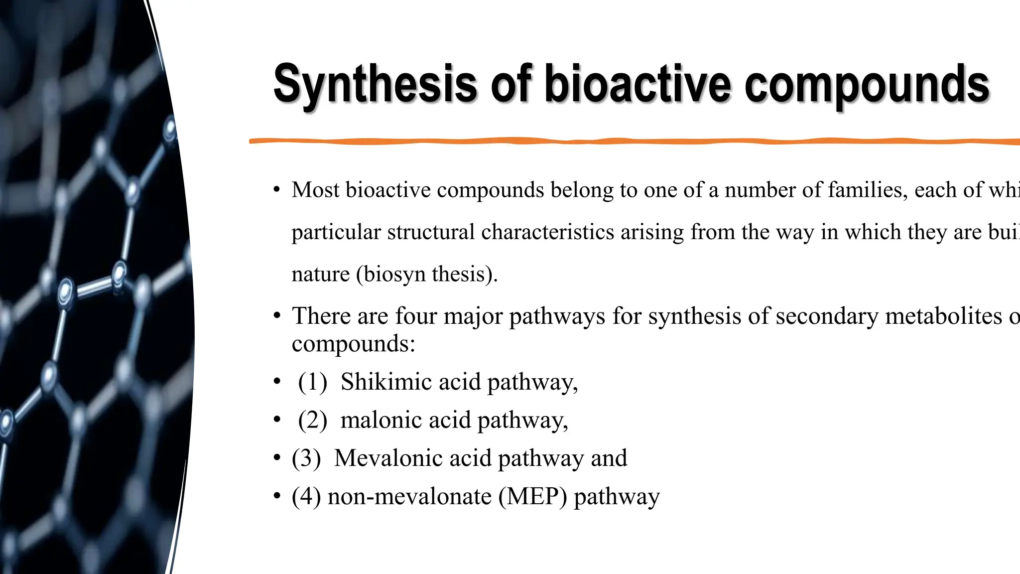 Bioactive Compounds And Extraction Pptx Biological Sciences Science