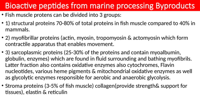 Bioactive compounds from marine sources and their applications by B | PPTX
