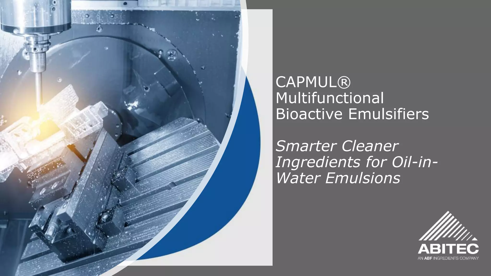 CAPMUL Multifunctional Bioactive Emulsifiers | PPT