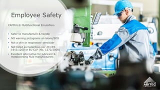 CAPMUL Multifunctional Bioactive Emulsifiers | PPT