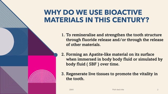 Bioactive Materials.pdf dental school sajjad | PPT
