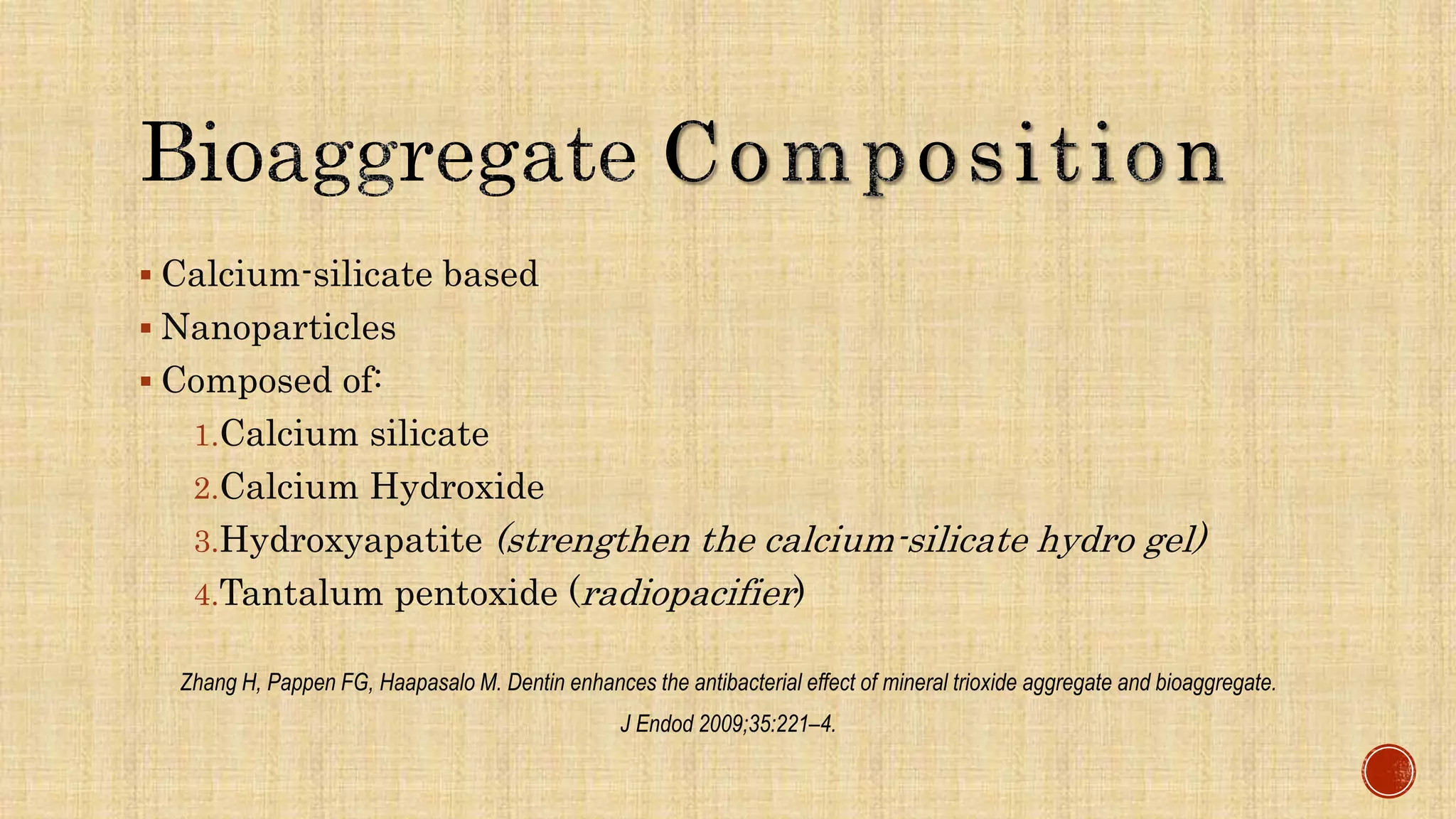 Bioactive materials in endodontics | PPTX