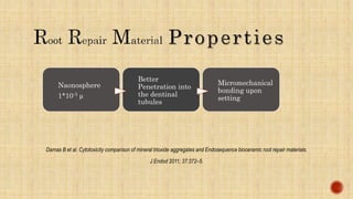 Bioactive materials in endodontics | PPTX