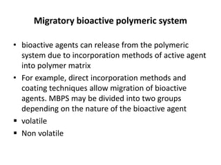 Bio active packaging | PPTX