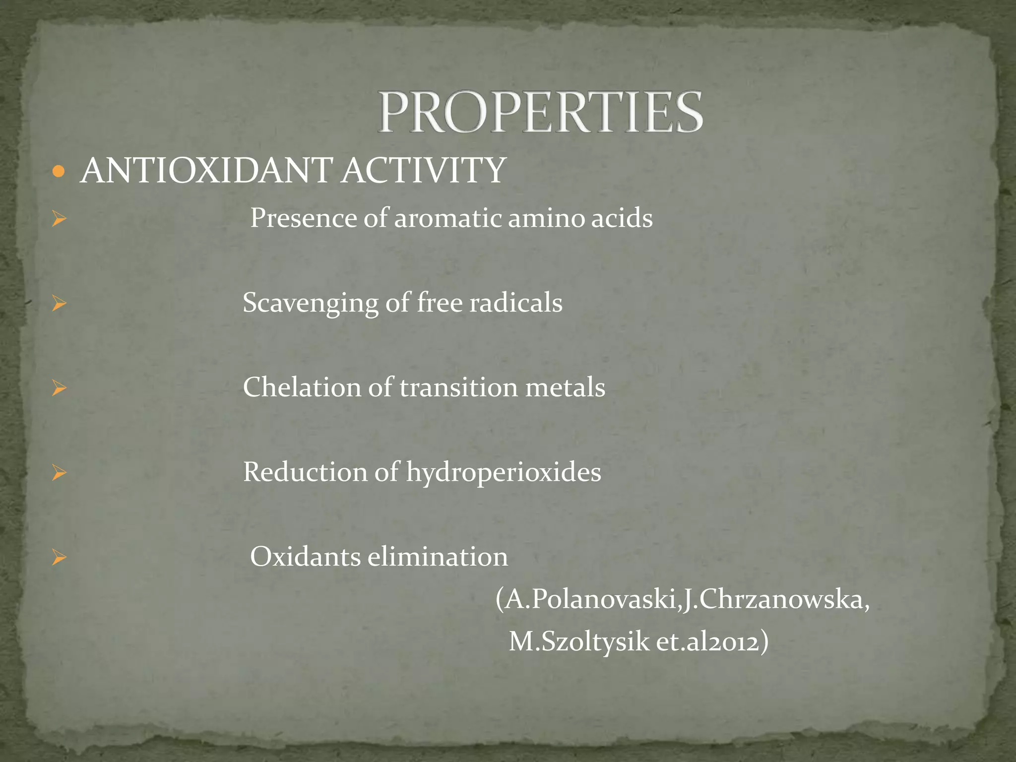 Bioactive peptides and it's applications. | PPTX