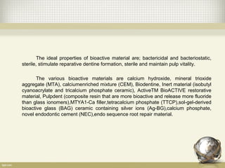 Bioactive restorative materials | PPT