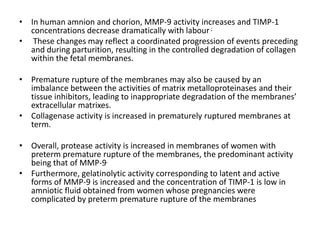 Bio activity of preterm labour | PPTX