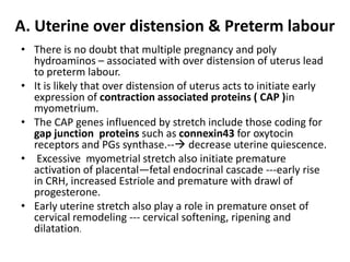 Bio activity of preterm labour | PPT