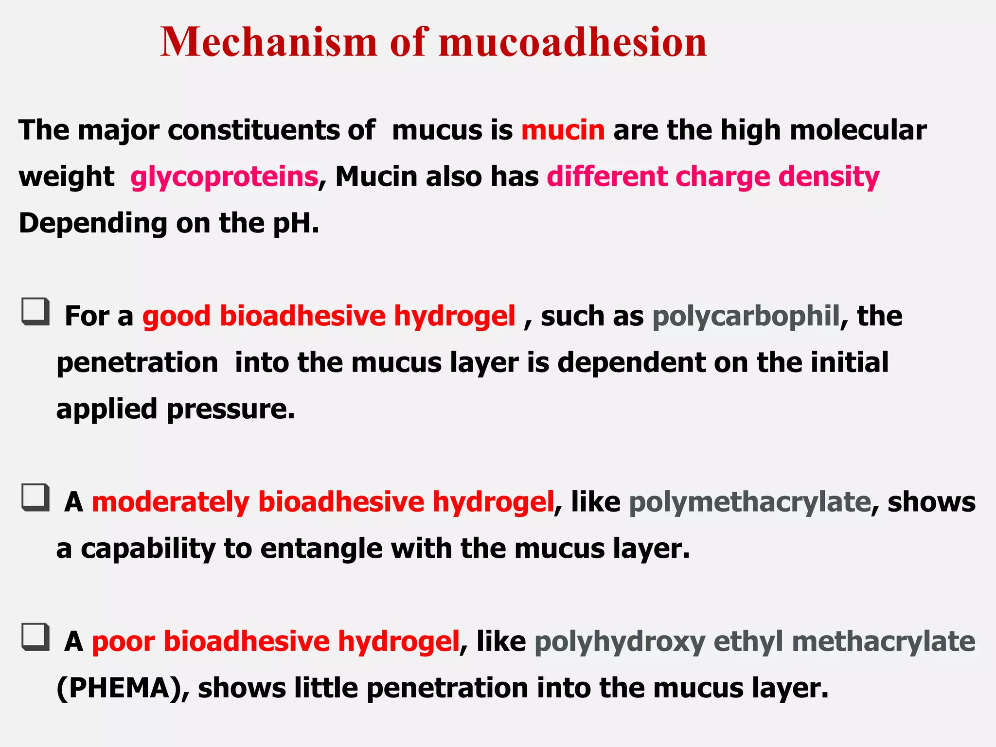 Bioadhesion Drug Delivery system | PPT
