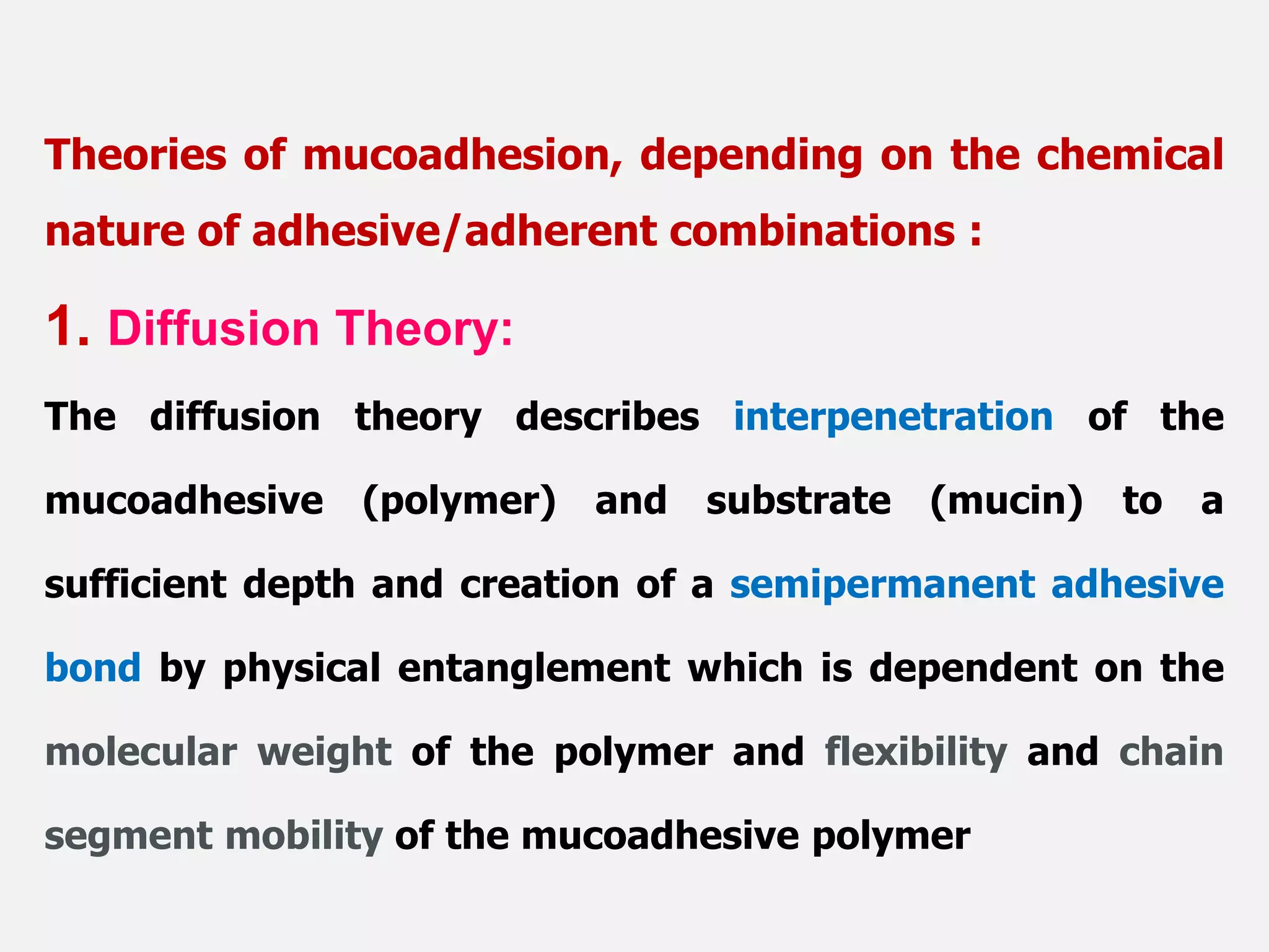 Bioadhesion Drug Delivery system | PPT
