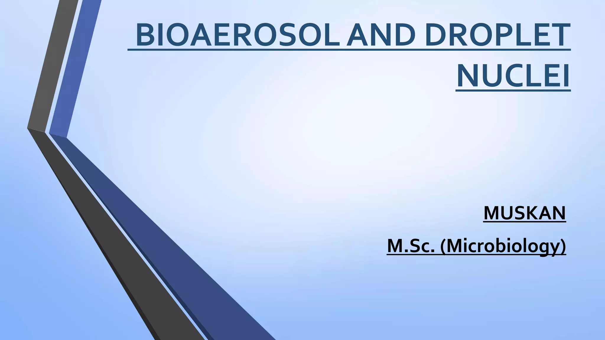 bioaerasol and droplate nuclei.pptx