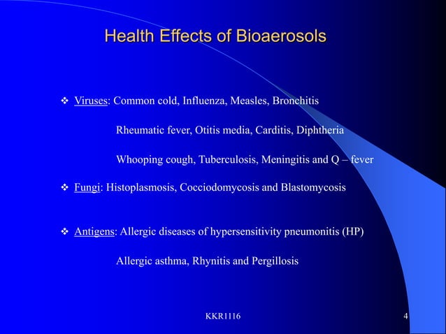 Bioaerosols | PPT