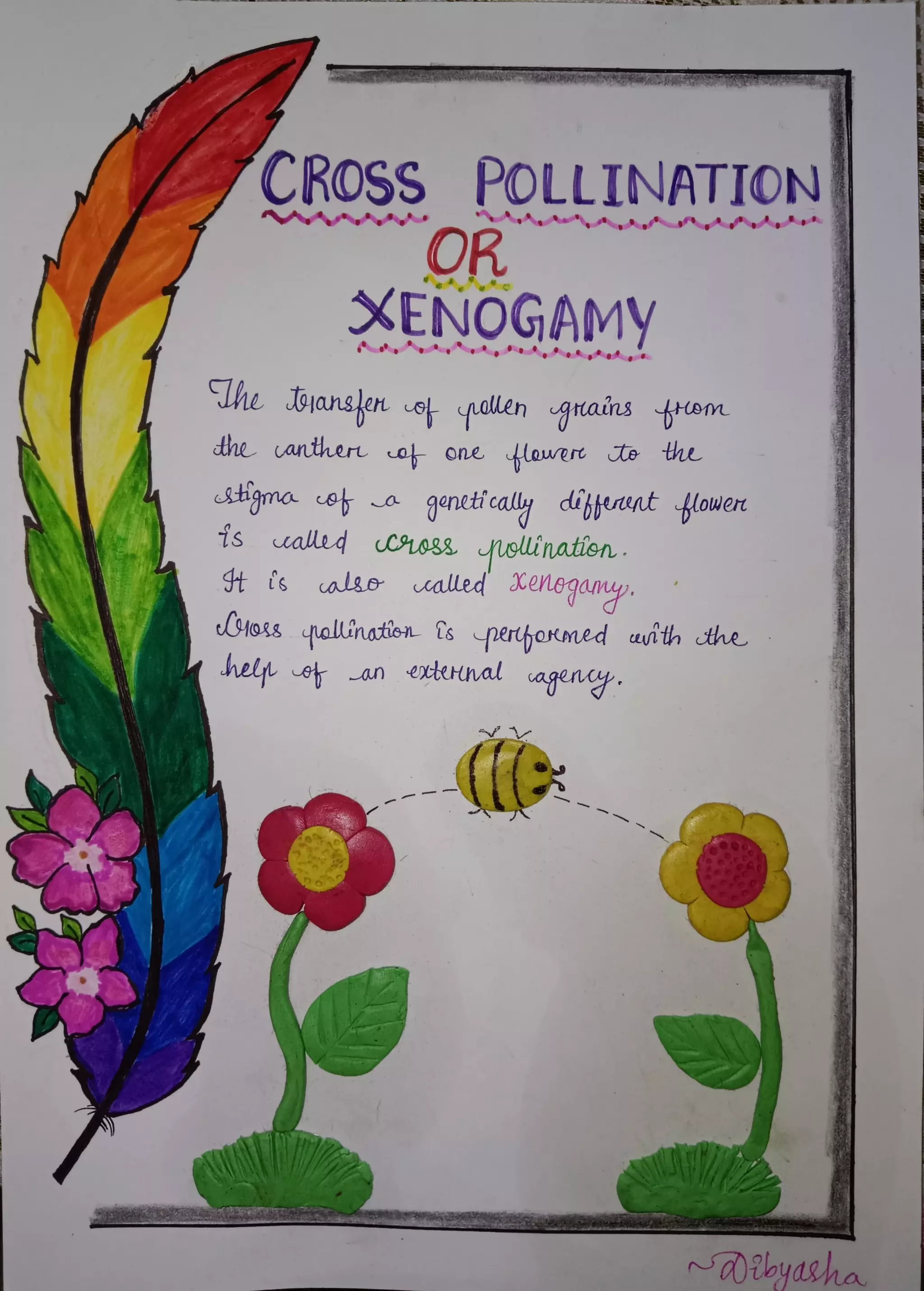 Biology Art Integrated Project on Pollination | PDF