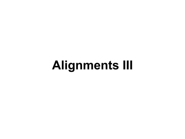 Bioalgo 2013-08-alignment-3 | PDF | Technology & Computing
