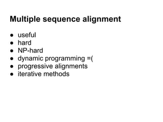 Bioalgo 2013-08-alignment-3 | PDF | Technology & Computing