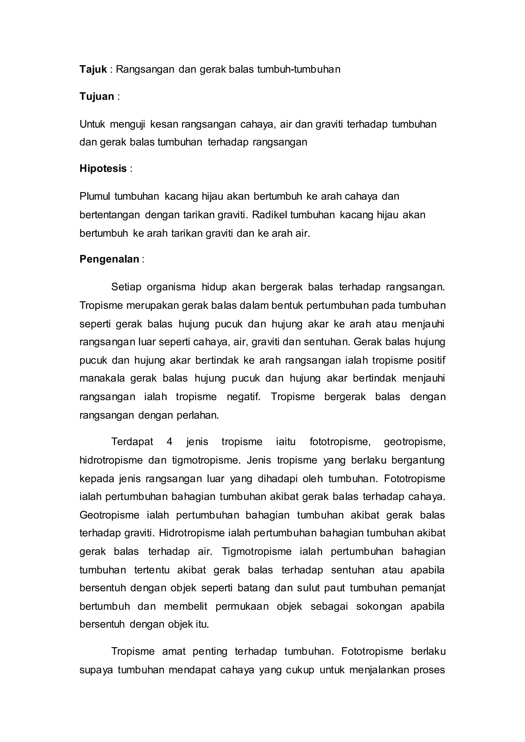 Bio amali 2 tropisme | DOCX
