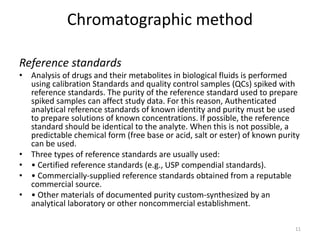 Bioanalysis overview | PPTX