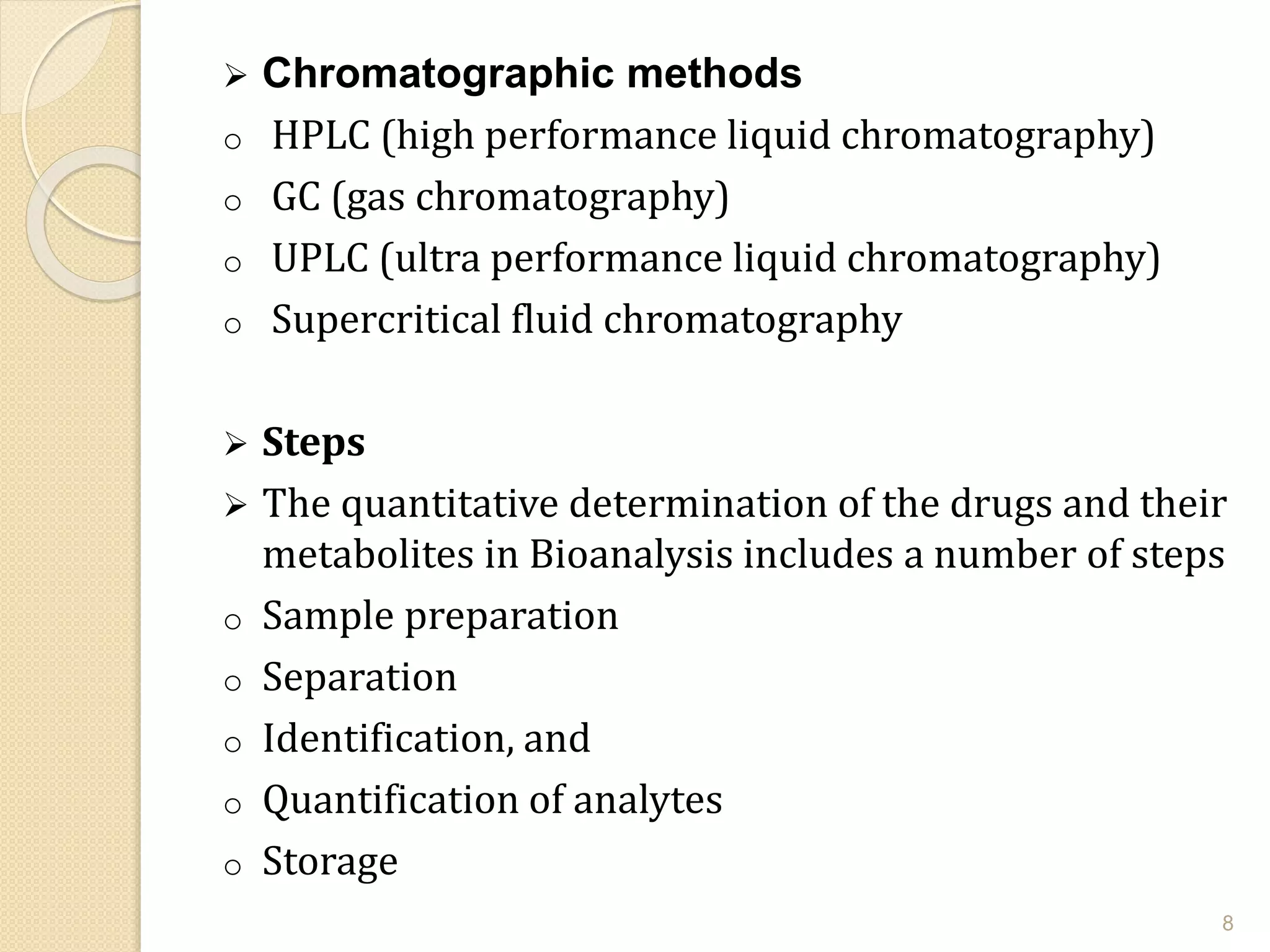 Bioanalysis of drugs from biological samples | PPTX