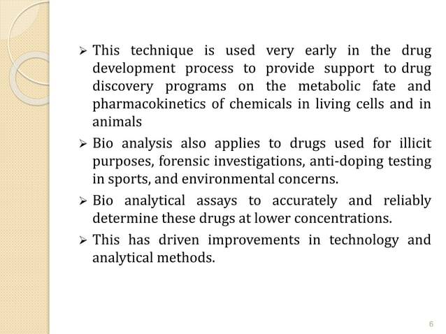 Bioanalysis of drugs from biological samples | PPTX