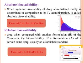 bio-availability | PPTX | Digestive Disorders | Diseases and Conditions